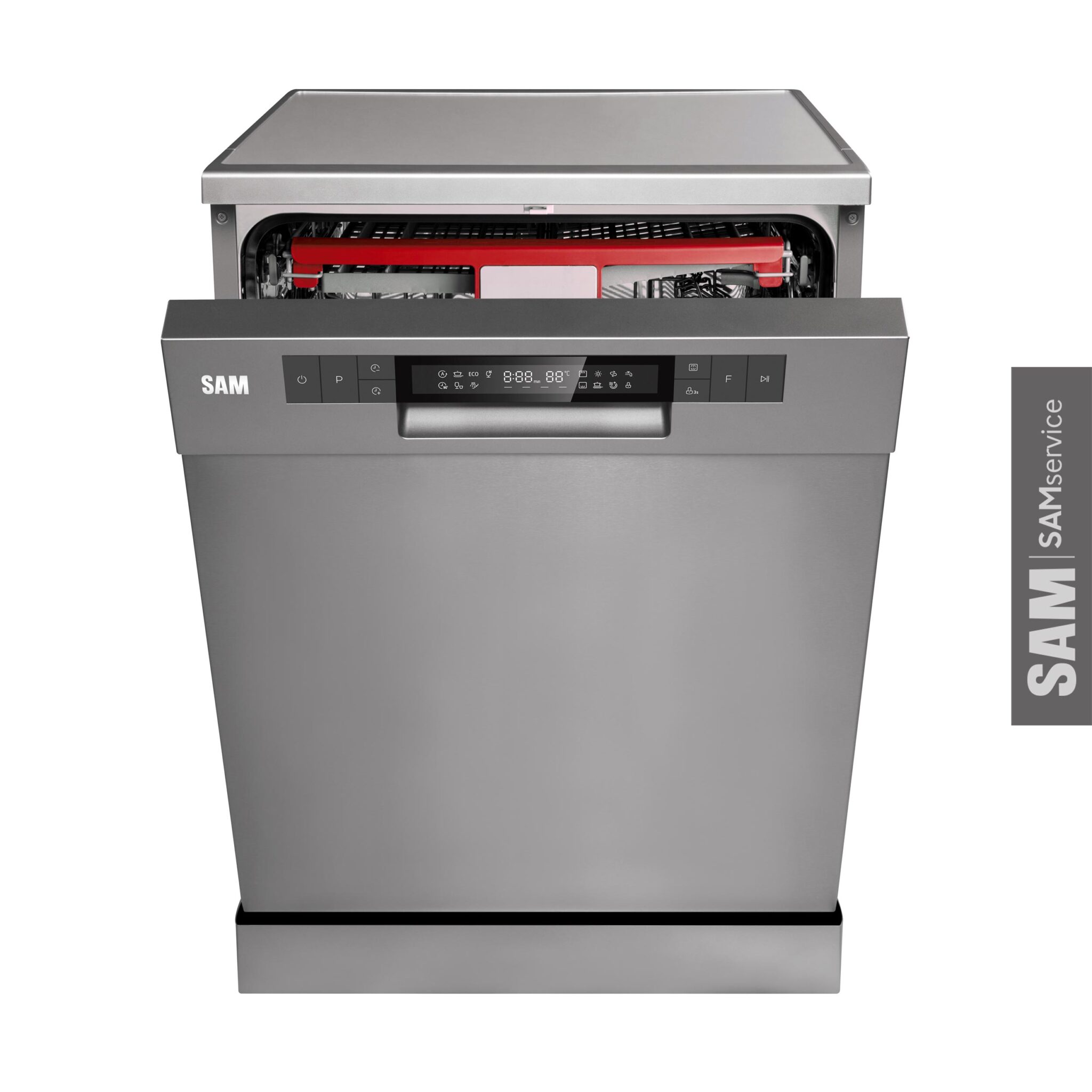 ظرفشویی سام مدل DW-186 STI/N-نقره ای – فروشگاه سام